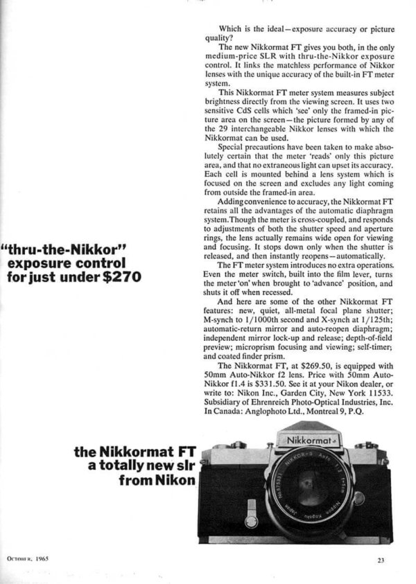 Vintage Nikon Advertisements from the 1950s and 1960s - The Photo Argus