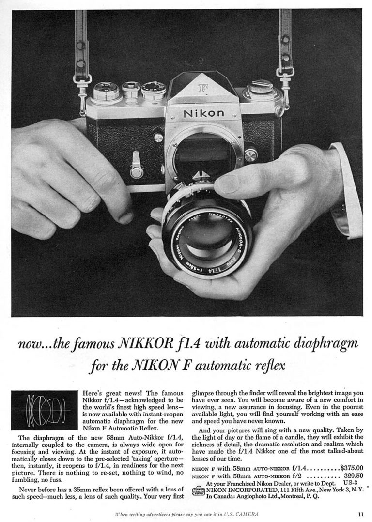 Vintage Nikon Advertisements from the 1950s and 1960s - The Photo Argus