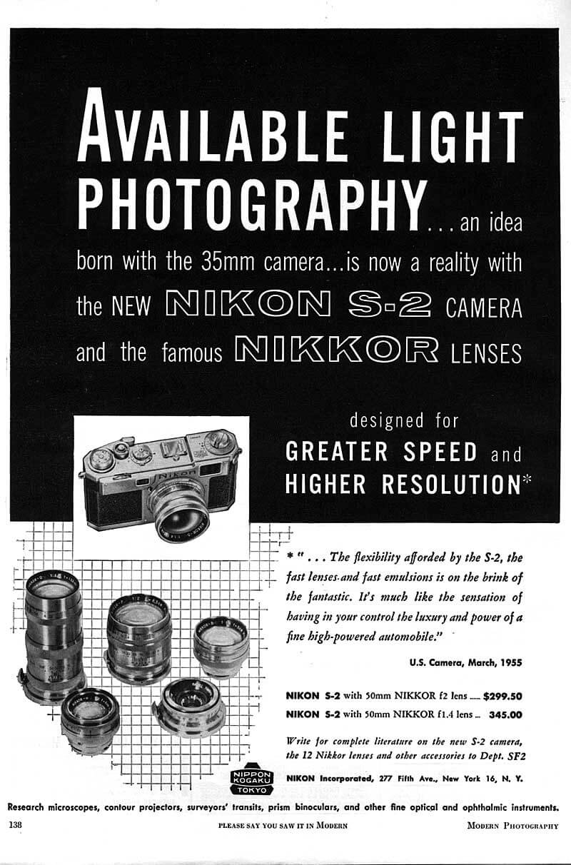 Vintage Nikon Advertisements from the 1950s and 1960s - The Photo Argus